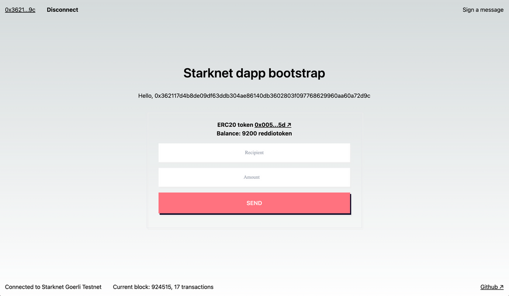 Building a ERC20 Token App on Starknet with Starknet React: A Comprehensive Guide